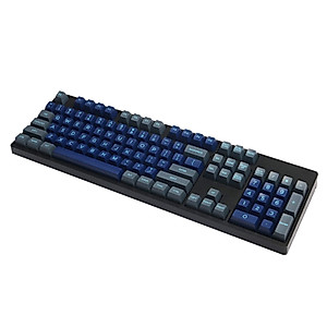 108 Key Mechanical Keyboard 159 Keys Blue Grey Yellow ABS Keycaps for Mechanical Gaming Keyboard SA Profile (Color : Keycaps)