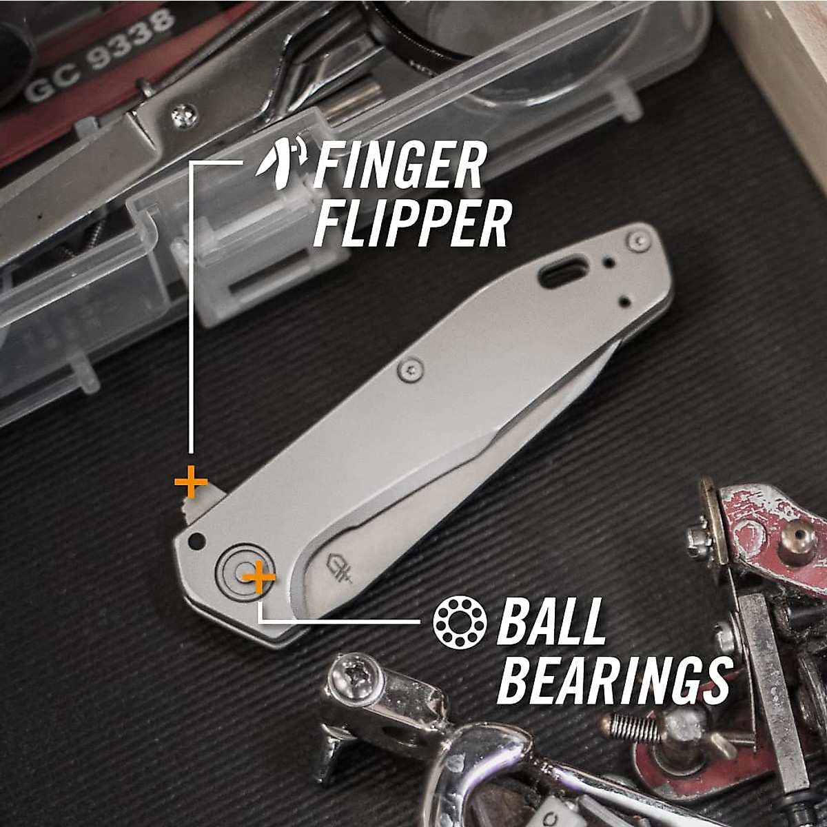 Gerber Gear Fastball - Folding Knife with Lock Release for EDC Gear - Flat Sage