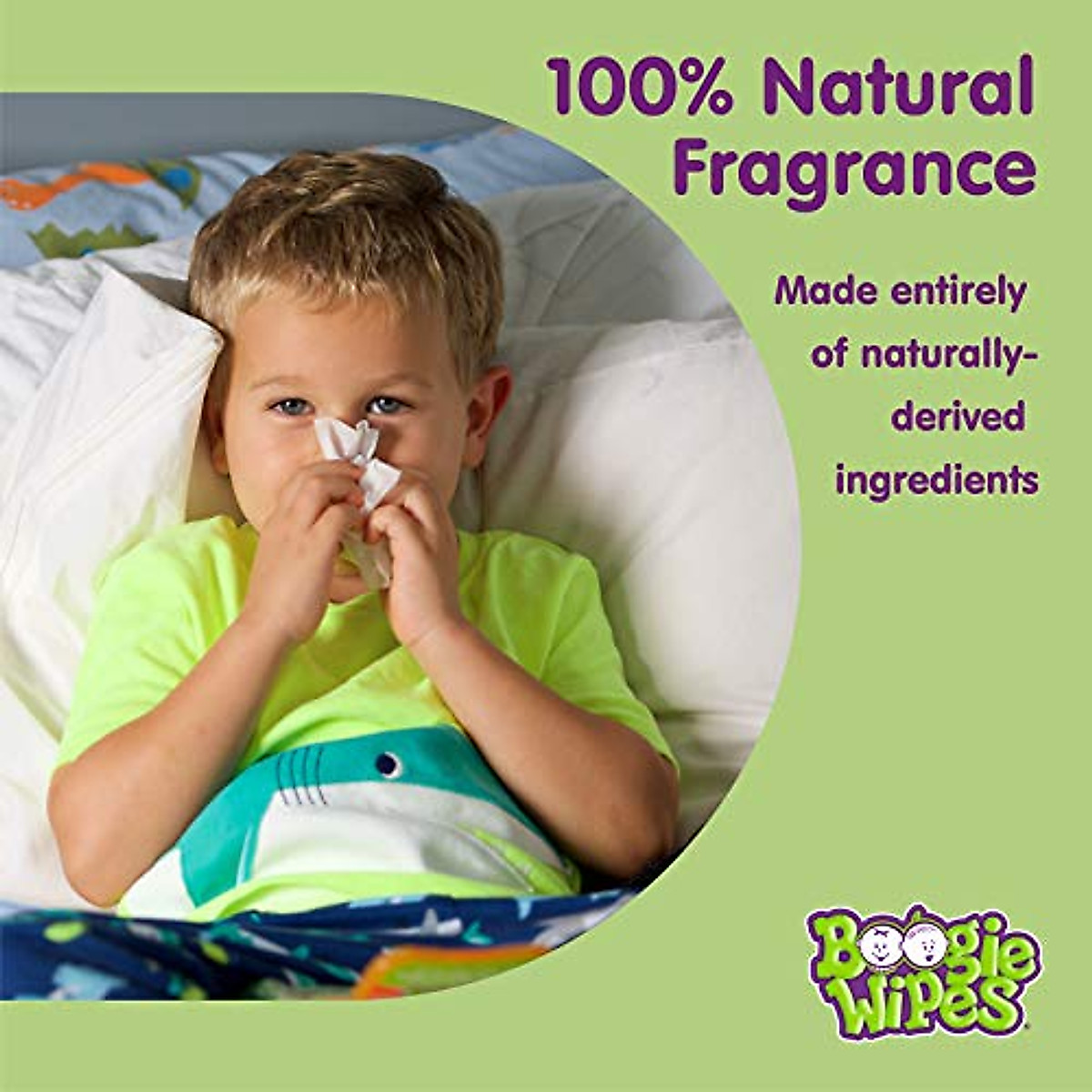 Boogie Wipes Gentle Wet Wipes for Baby and Kids, Face, Hand, Body & Nose, HSA/FSA Eligible, Made with Vitamin E, Aloe, Chamomile and Natural Saline, Fresh Scent, 90 Count