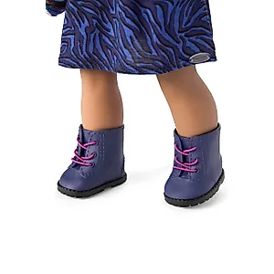 American Girl Truly Me 18-inch Doll #92 with Brown Eyes, Black-Brown Hair with Highlights and Tan Skin in Dress, For Ages 6+