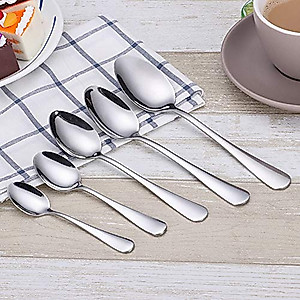 6.7 Inches Stainless Steel Spoon,Set of 6,Use for Home, Kitchen or Restaurant