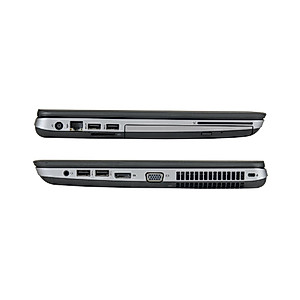 HP ProBook 640 G1 14"" Laptop, Intel Core i5, 8GB RAM, 128GB SSD, Win10 Home, Black (Renewed)