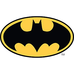 WARNER BROS. Boys Batman UPF 50+ Swim Trunk Shorts - Batman and Justice League (Toddler/Boys), Size 2T, Batman/Yellow Blue