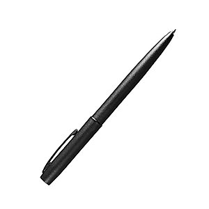 Rite in the Rain Weatherproof Black Metal Tactical Clicker Pen - Blue Ink (No. 97B)