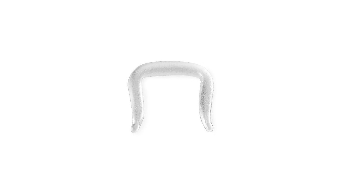 8g Borosilicate Glass Septum Retainer - Discreet & Clear
