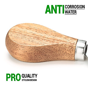 XILAZAB Cheese Knife Set Premium Cheese Knives Set with Wooden Handle,Mini Cheese Board Knife Set,Cheese Slicer,Butter Cutter,Cheese Spreader,Cheese Fork,Charcuterie Accessories