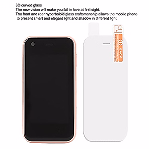 Zunate 2022 XS11 Mini 3G Smartphone Unlocked, 2.5Inch for Android Child Phone, 1GB 8GB WiFi Dual Sim Ultra Thin Mobile Phone, Student Pocket Cellphone (Sakura Pink)