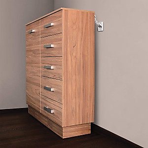 Dreambaby Hinged Anti-Tip Furniture Anchors, White