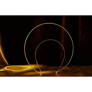 Angel Halo Crown Mary Goddess Headband Golden Tiara Lolita Vintage Crown Wedding Cosplay Halloween Headdress DIY Headpiece