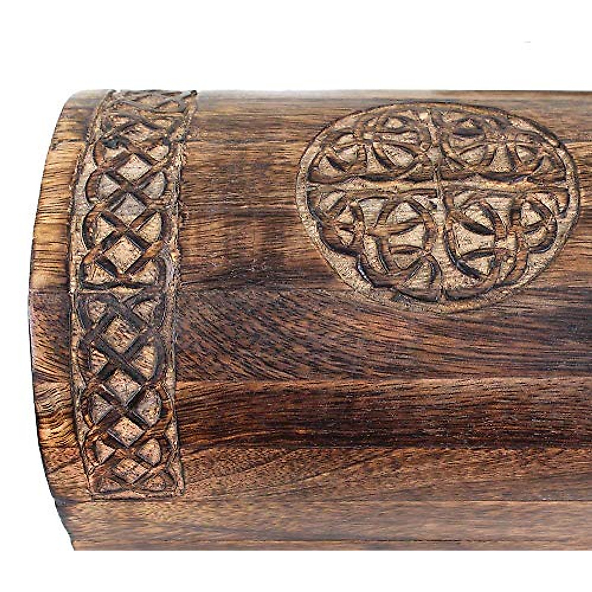 Ajuny Handcrafted Wooden Jewellery Box Organiser Multipurpose Keepsake Trinklet Storage Organizer Storage Box Case Holder Ring Necklace Earring Storage Mothers Day Gift for Women Girls