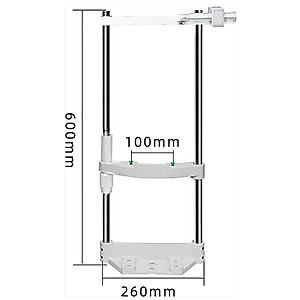CFDZCP Optometry Lifting Chin Bracket Optometry Equipment Accessories, Vision Training Chin Forehead Support Bracket with Adjustment Lifting Height Knob for Major Optical Stores, Vision Care Centers
