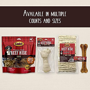 Cadet Premium Grade Munchy Beef Hide Sticks 5 Inch, 100 Pack