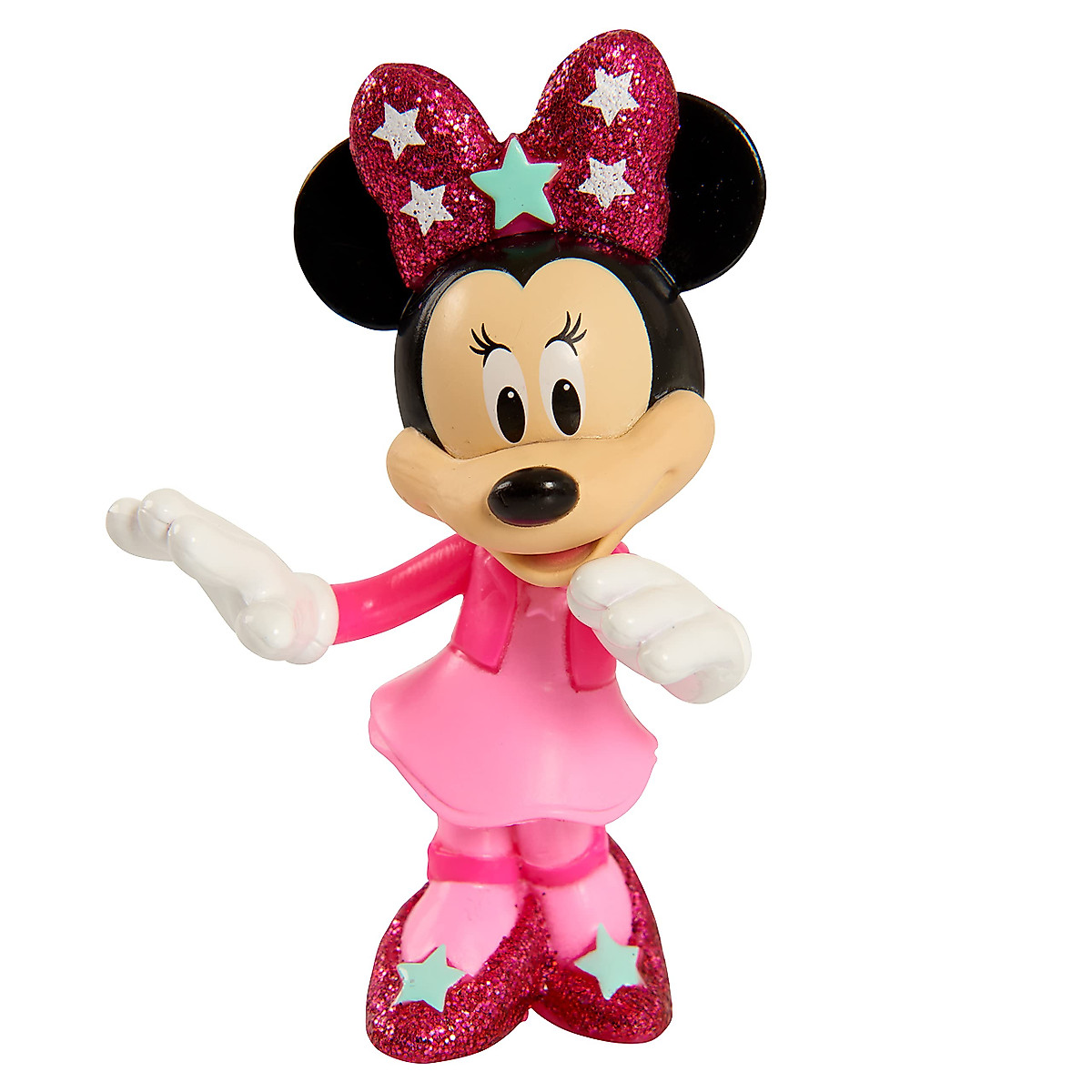 Disney Junior Minnie Mouse 3-inch Collectible Figure Set, 5 Piece Set, Officially Licensed Kids Toys for Ages 3 Up by Just Play