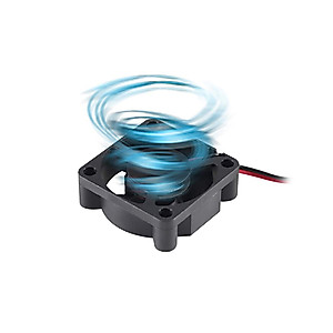 Dorhea 30x30x10mm 12V Fan DC Brushless Cooling Fan 3010 DC 12V Compatible with 3D Printer Extruder Hotend V6 V5 CPU 2Pin (4 PCS)
