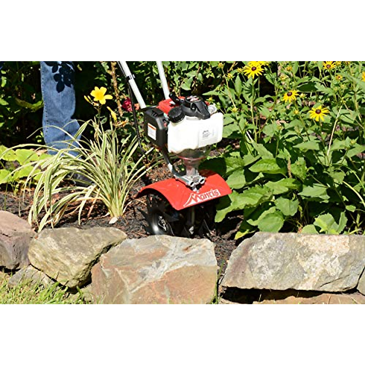 Mantis 7940 4-Cycle Gas Powered Cultivator, red