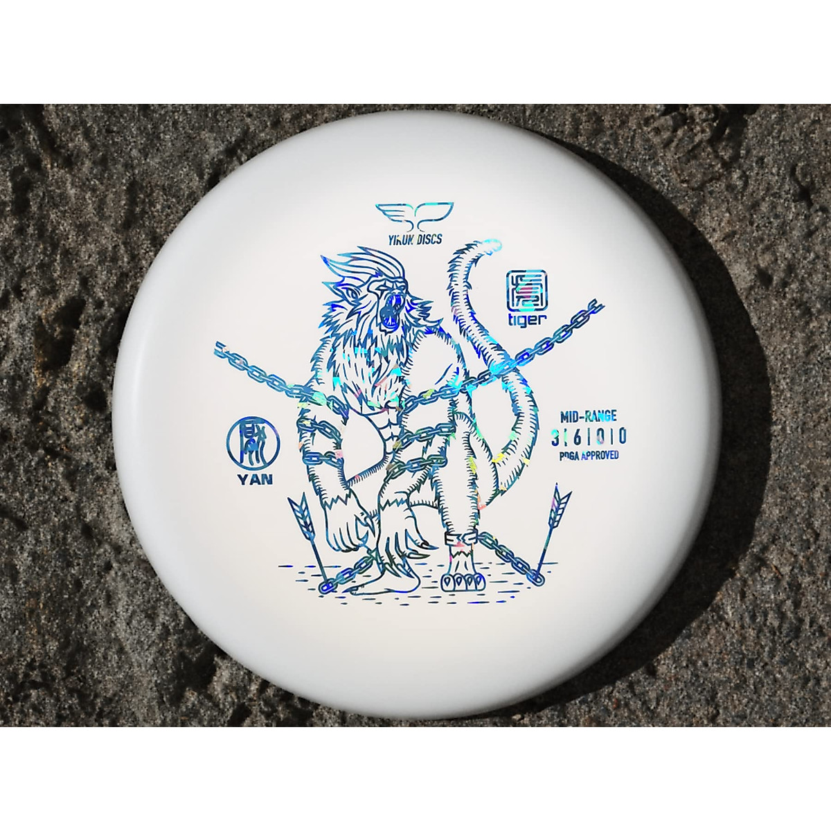 Yikun Disc Golf Mid-Range | Professional PDGA Approved Golf | Stable Discs Golf Midrange | 165-170g | Versatile Golf Disc Perfect for Outdoor Games and Competition[Dics Shade Color May Vary]