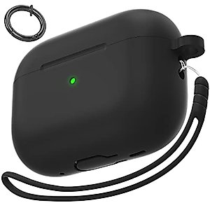 FUNLINK [3 in 1] for AirPods Pro 2 Case Cover 2022, Soft Silicone Skin Shockproof Protective Cover for Airpods Pro 2nd Generation Case with Keychain& Lanyard for New AirPod Pro 2