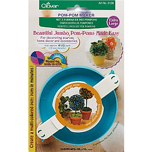 Clover Extra Large Pom-Pom Maker, Size: 4.5"