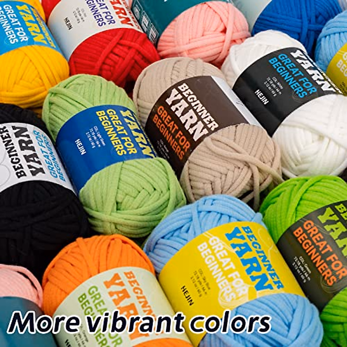 50g Blue Yarn for Crocheting and Knitting;80M Cotton Yarn for Beginners with Easy-to-See Stitches;Worsted-Weight Medium #4;Cotton-Nylon Blend Yarn for Beginners Crochet Kit Making 1PACK