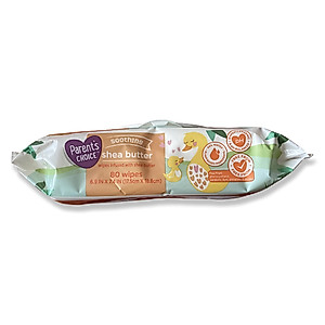 Parent's Choice Baby Wipes 80ct Shea Butter