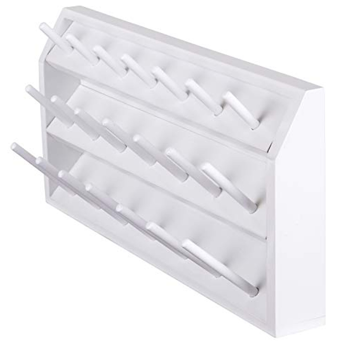 ArtBin 6820AG Thread Storage Tray, Sewing & Craft Organizer Unit, Holds Up to 21 Spools of Thread, White