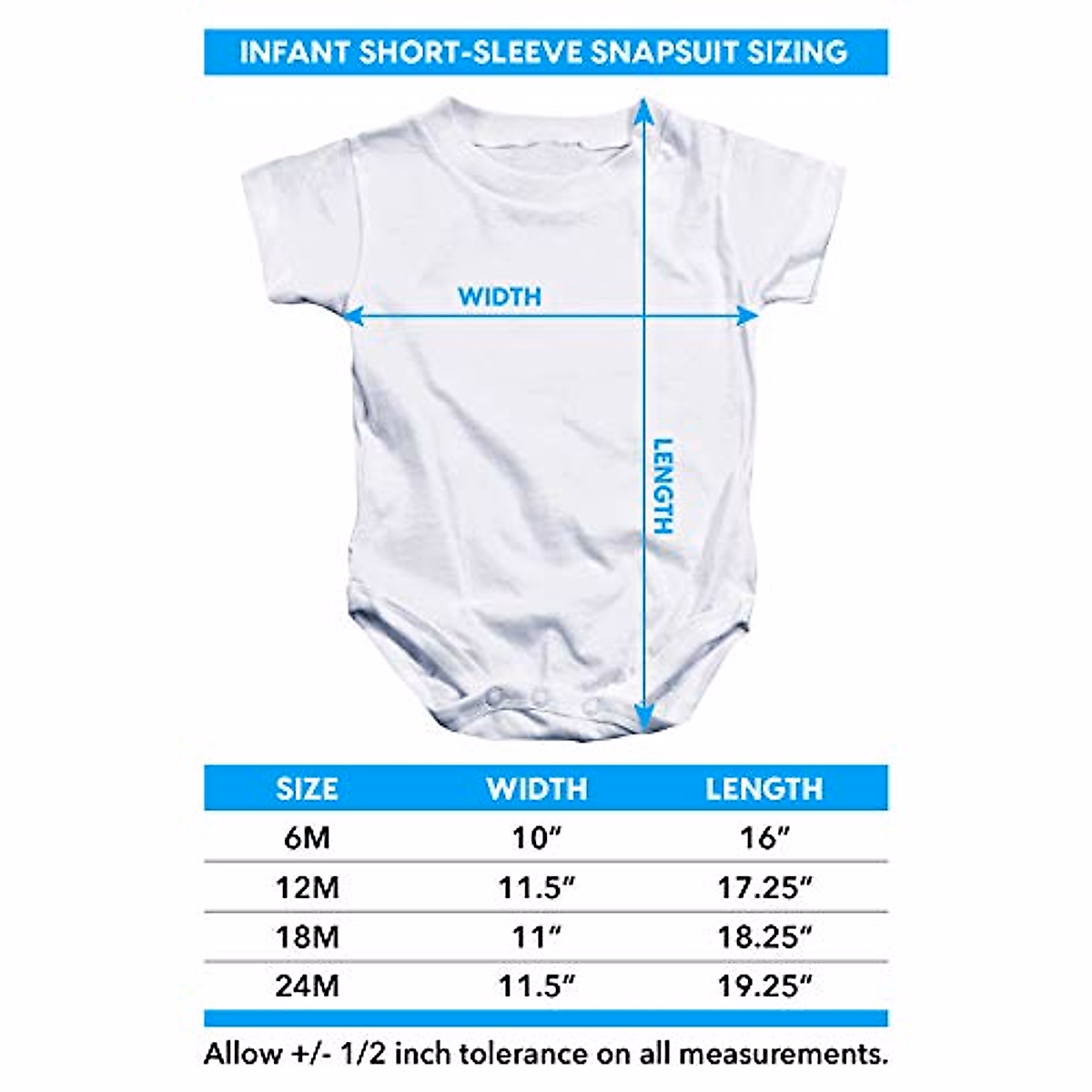 Sigma Gamma Rho Sorority Official One Color Logo Unisex Infant Snap Suit for Baby,Royal Blue, 18 Months