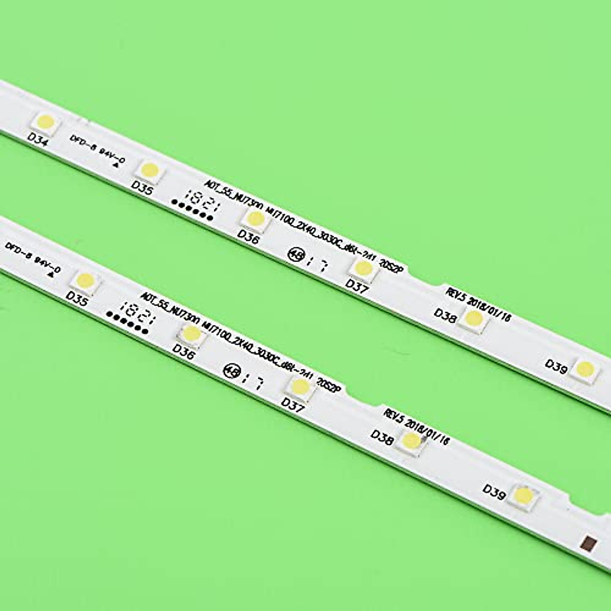 GuuYebe LED Backlight Strips for AOT_55_NU7300_NU7100 BN96-45913A UE55NU6900 UN55NU6900 UE55NU7400 UN55NU7300 UE55NU7300 55NU7100