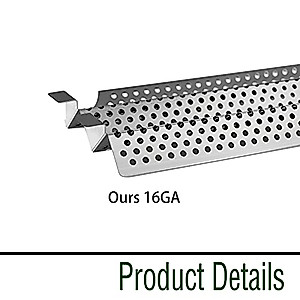 Damile Stainless Steel Grill Heat Plates Heat Shield Burner Cover, BBQ Gas Grill Replacement Parts for Viking VGBQ 30 in T Series, VGBQ 41 in T Series, VGBQ 53 in T Series, VGBQ30, VGBQ41, VGBQ53