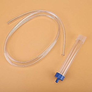 Aquarium Manual Water Changer Gravel Cleaner Water Filter Syphon Tube Fluids Transfer Tool PVC Sand Vacuum Pump Fish Tank Tool with 59in Long Pipe