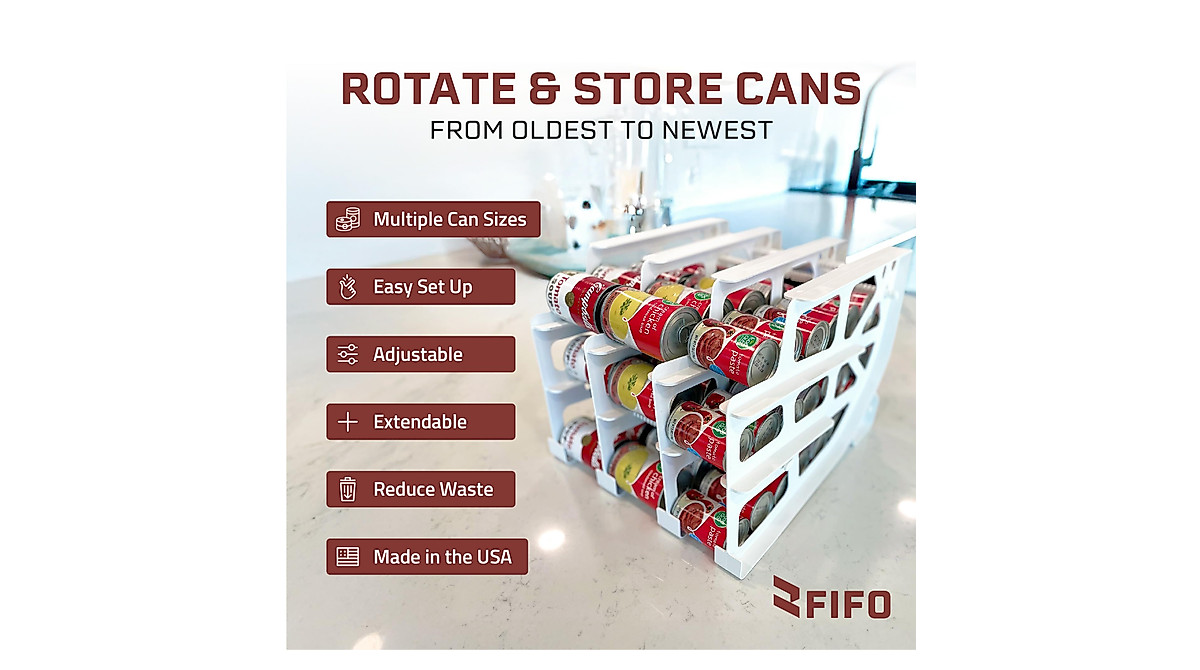 FIFO Can Tracker: Organize 54 Cans with FIFO Rotation