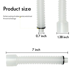 Generator Accessories Portable Oil Change Funnel fits for Yamaha Ef2000iSv2 EF2200iS Wen Generator 56200i 56203i 56235i Westinghouse WH2200iXLT Generac 7117 GP2200i Rainier R2200i