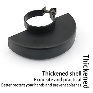 DGHAOP 4.3inch Black Adjustable Metal 100 Type Angle Grinder Shield Protective Cover Wheel Safety Guard