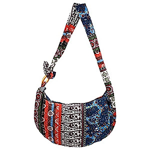 BESTOYARD Thai Hobo Crossbody Bag Shoulder Bag Messenger Bag Hippie Boho Bohemian Purse