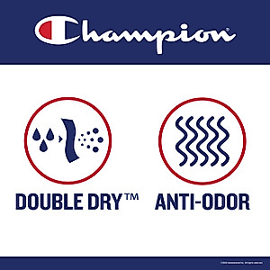 Champion Sport, Moisture Wicking, Lightweight Gym Shorts for Women, C Logo, 2.5", Organic Floral Black, XX-Large