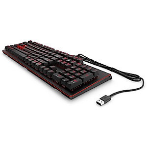 OMEN by HP Wired USB Gaming Keyboard 1100 (Black/Red)