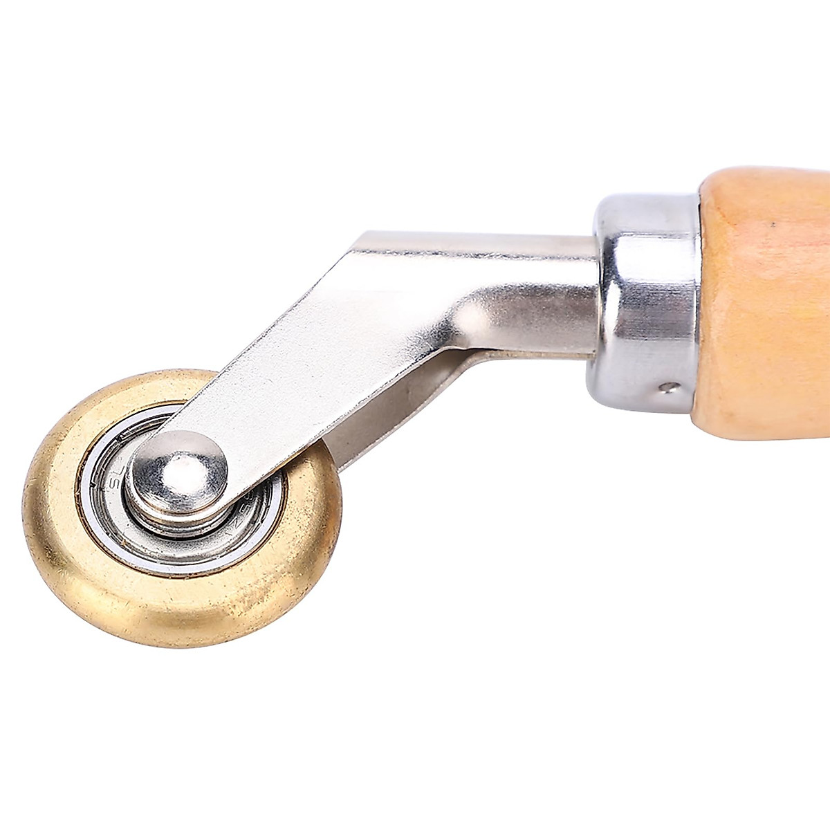 PVC/TPO/EPDM Single Ply Roofing Brass Penny Roller and Flooring Corner Detail Seam Roller (6mm x 30mm)