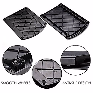 HauSun Handy Sliding tray Sliding Tray Mat for Coffee Maker,Kitchen Appliance Moving Caddy,Countertop Stoage for Air Fryer, Blender, Stand Mixer,Food Processors,1 set