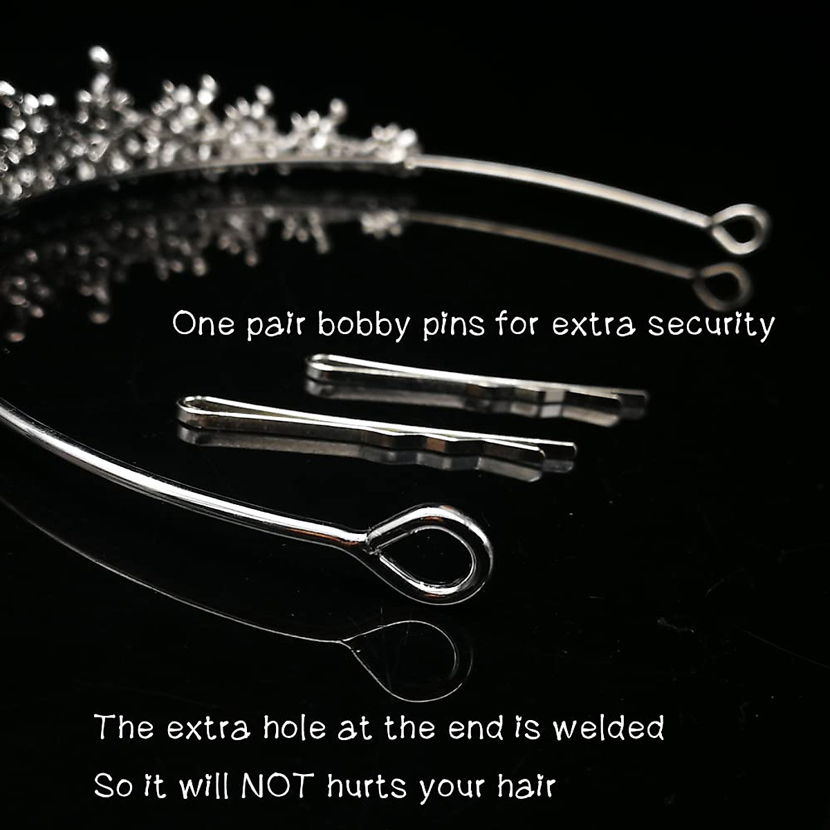 Rhinestone Crystal Tiara Headbands and Small Tiara For Women Bride Wedding Birthday Pageant Prom Crown