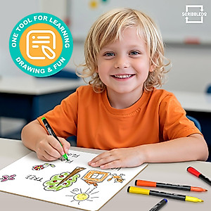 Scribbledo Small White Board Dry Erase Mini Whiteboard 9x12 Inch Small Dry Erase Board Marker Board Dry Erase Lapboards Handheld Personal White Boards for Students Small Whiteboard Office Kitchen