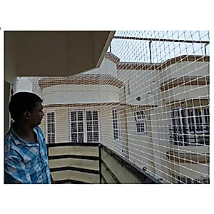 Anti Bird Net-Bird Protection Net Protection from Pigeon Birds & Cat Size: 8x6' (High Density Polyethylene (HDPE)