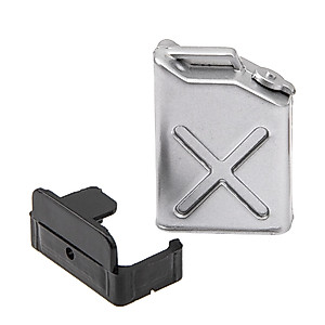 Share Goo RC Crawler Simulation Decoration Accessories Fire Extinguisher, Oil Drum Container Mini Fuel Tank,Shovel Compatible with Traxxas TRX-4 Axial SCX10 D90 Tamiya CC01 1/10 RC Crawler