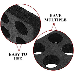 Holibanna Convenient Cup Holder Takeout Cup Trays Foam Cup Carrier 2PCS 4 Holes Cup Holder Beverage Packing Tools for Home Restaurant Camping Takeout Cup Tray