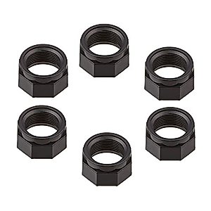ATIE 3900 Sport, 280 F5B Black Max, and TR35P Pool Cleaner Black Feed Hose Nut D16 For Zodiac Polaris 3900 Sport, 280 F5B Black Max, and TR35P Pool Cleaners (6 Pack)