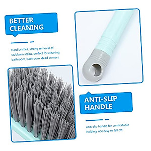 BUTIFULSIC 1pc Cleaning Floor Brush Tiles Cleaning Floor Brooms Rug Scrubber for Carpet Home Cleaning Mop Bathroom Floor Brush Reach Scrubber Brush Dust Mop Green Abs