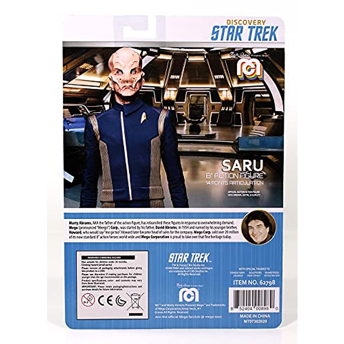 Mego Star Trek Discovery Action Figure Saru 8" Figure