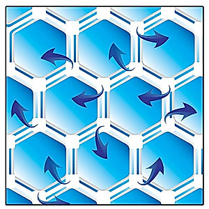 Nautica Home Exhilarate 12" Medium-Plush Gel Memory Foam Mattress with Cooling Air Flow and Pressure Relieving Foam Layers, Ice Lux Fabric Cover, Bed-in-a-Box, Queen, White