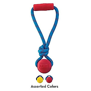 KONG Jaxx Brights Tug w/Ball Assorted Md
