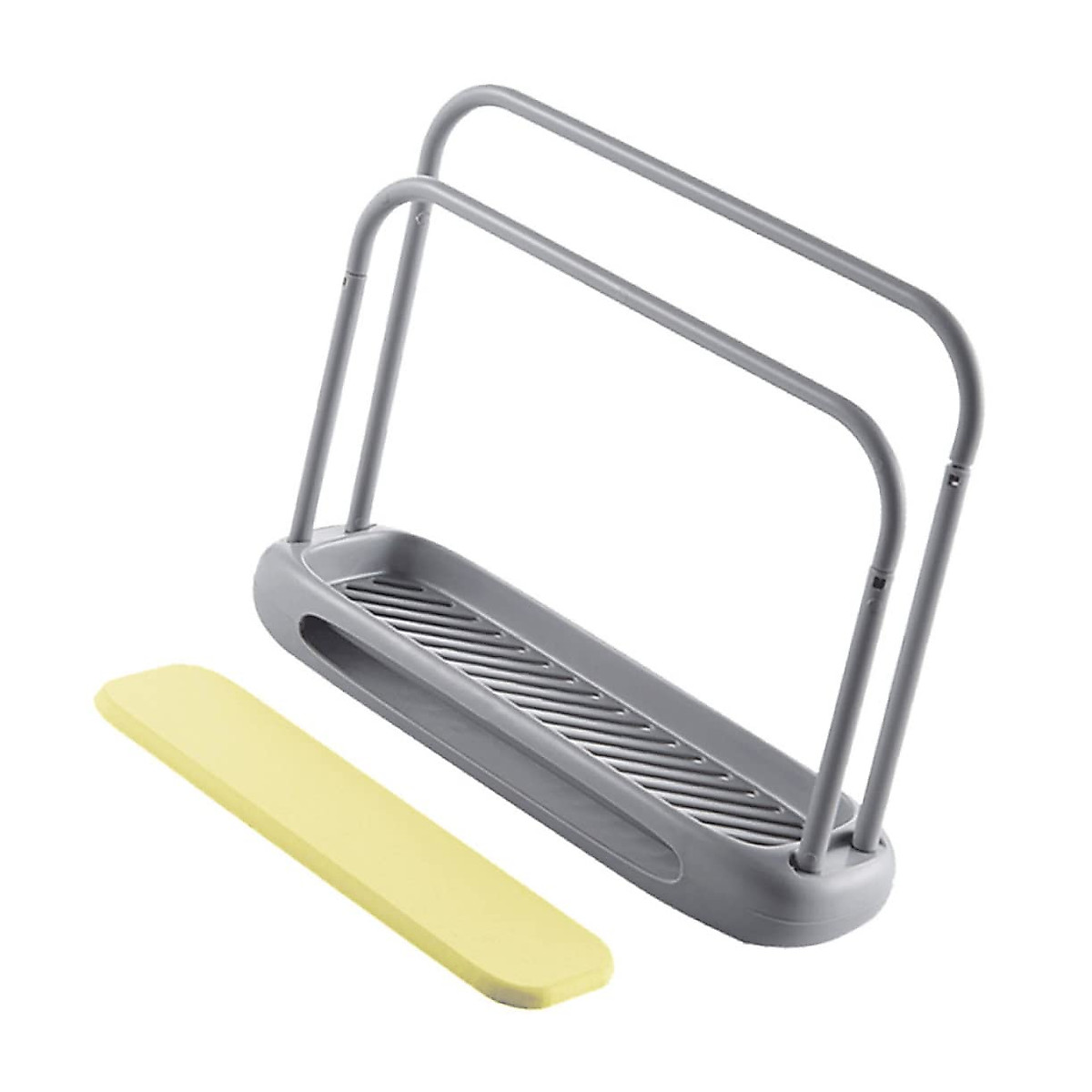 SHOWERORO Kitchen Gadget Countertop Organizer Towel Shelf Towels Rack Detachable Towel Rack Grey Towel Rack Towel Holder Countertop Towel Stand Towel Standing Rack Absorb Water Storage Rack