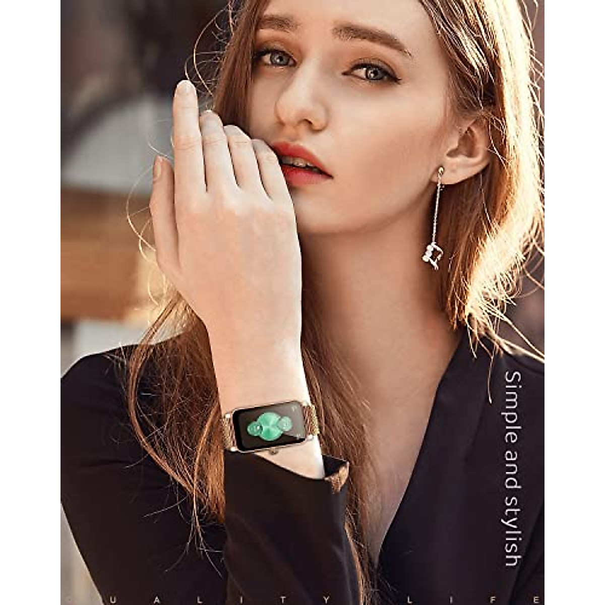 BOCLOUD Smartwatch-Gold+Silver