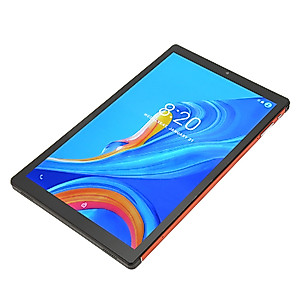 DAUERHAFT Full HD Tablet, 5G WiFi 100‑240V 6GB 128GB 8800mAh 10 Core CPU 10.1 Inch Tablet Dual Speakers with Earbuds for Study (US Plug)
